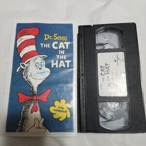 Dr. Seuss | Other | Dr Seuss The Cat In The Hat Vhs Tape Fully Animated ...
